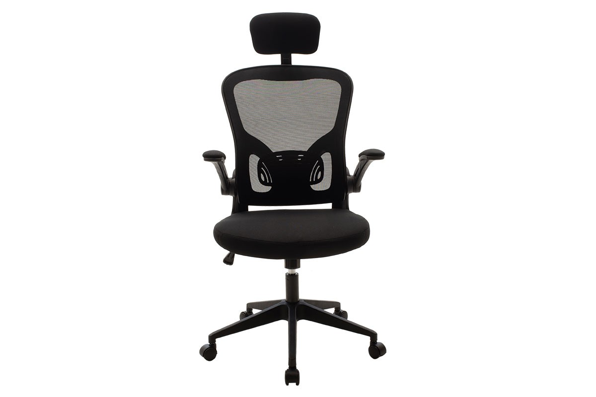 Manager office chair Ergoline pakoworld with fabric mesh in black colour