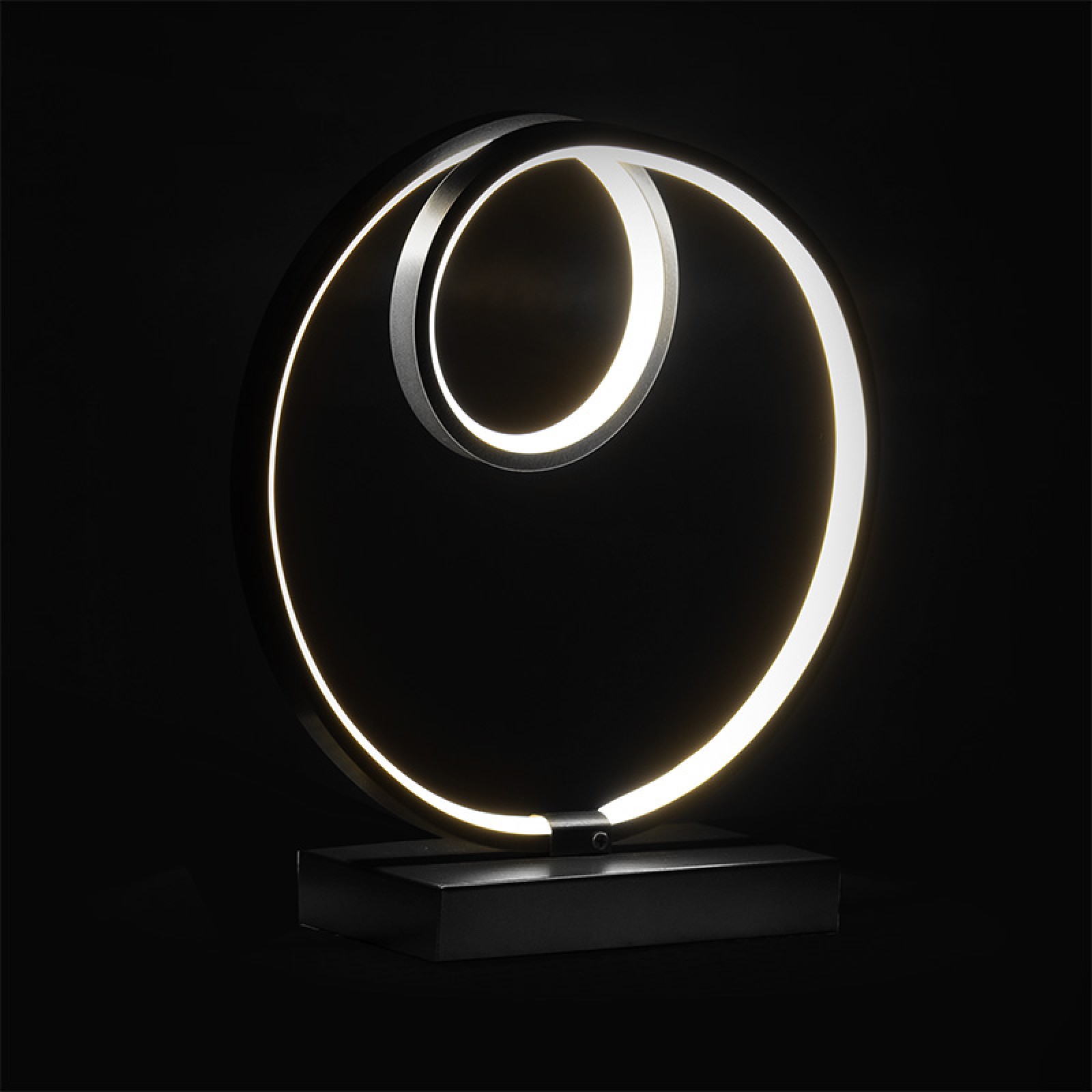 Table lamp PWL-1170 pakoworld LED 3000K in black color 30x15x33cm