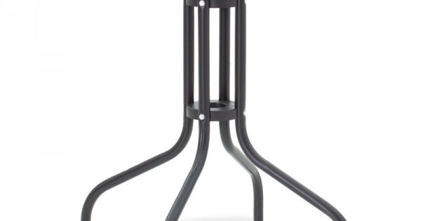 Watson pakoworld table metal black-glass D60x70cm