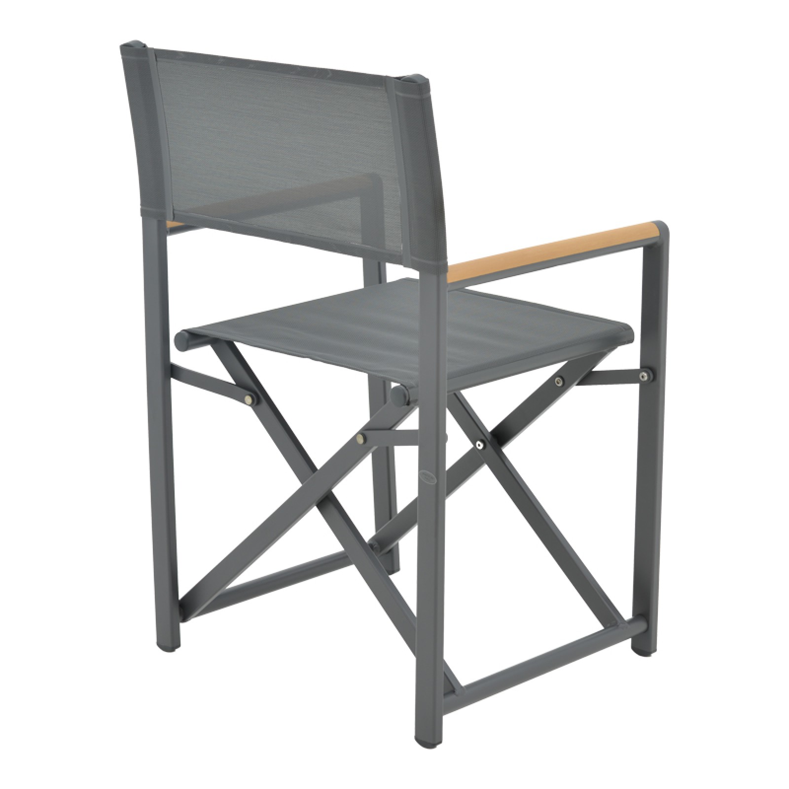 Dining table Naoki-Kliton A set of 5 pakoworld anthracite aluminum and ...