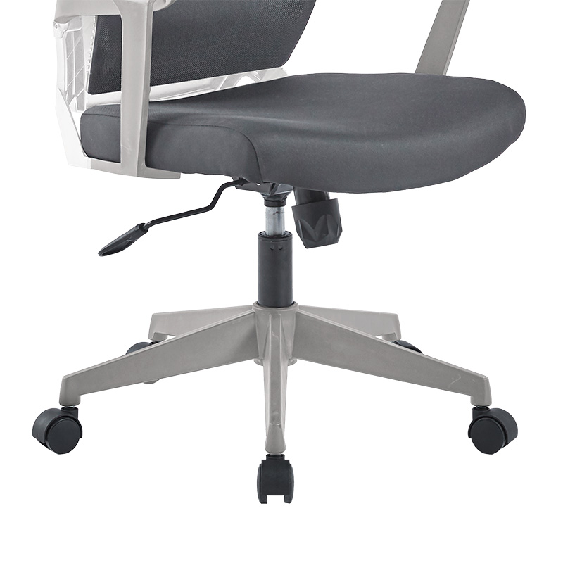 Office chair Fragrant pakoworld with fabric mesh in grey colour κυπρος